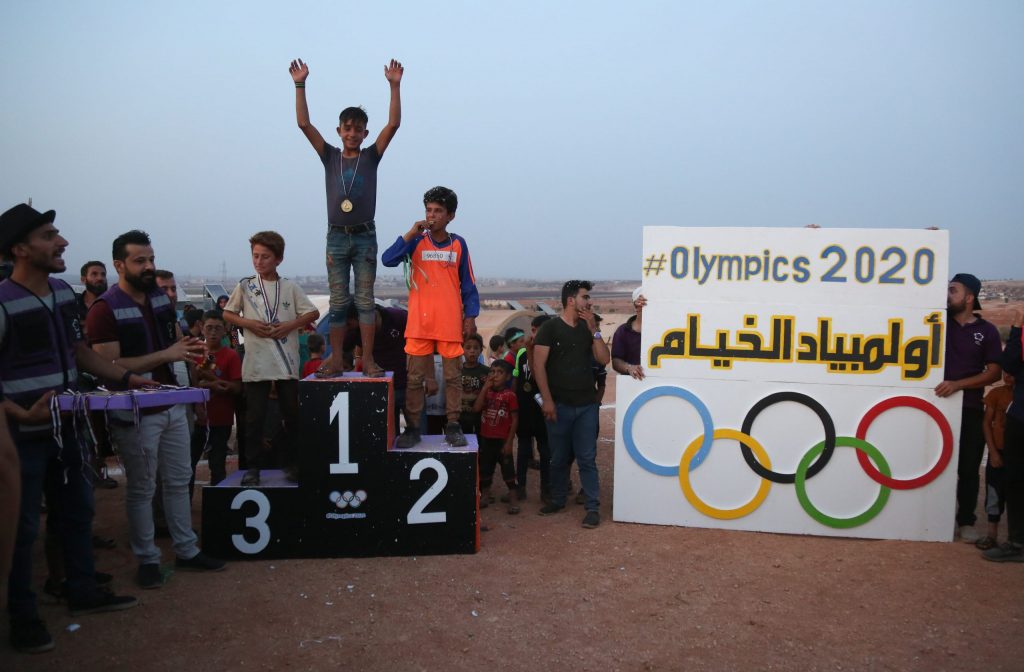 Syria: Displaced children hold their own ‘Tent Olympics’