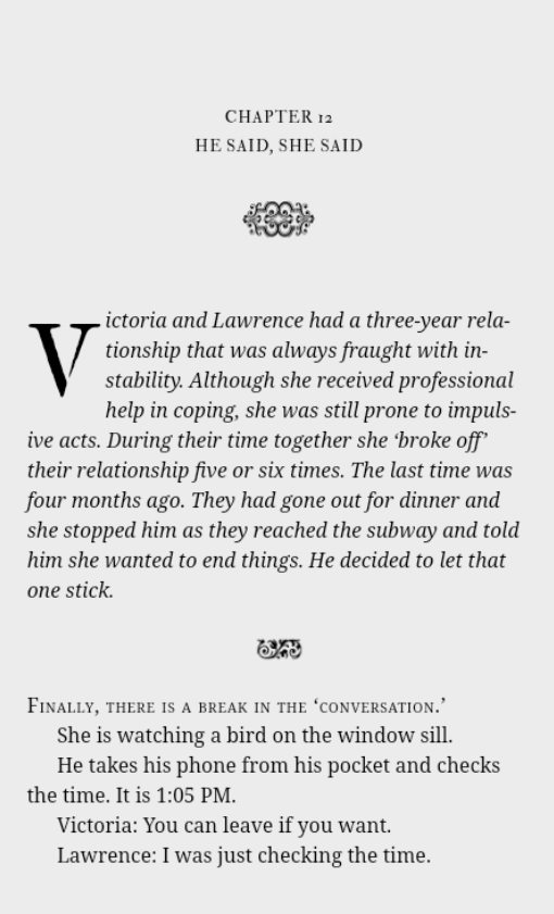 12 He said, she said – Clipper Media News