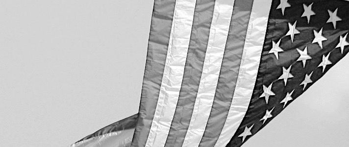 American flag B&W cropped – Clipper Media News